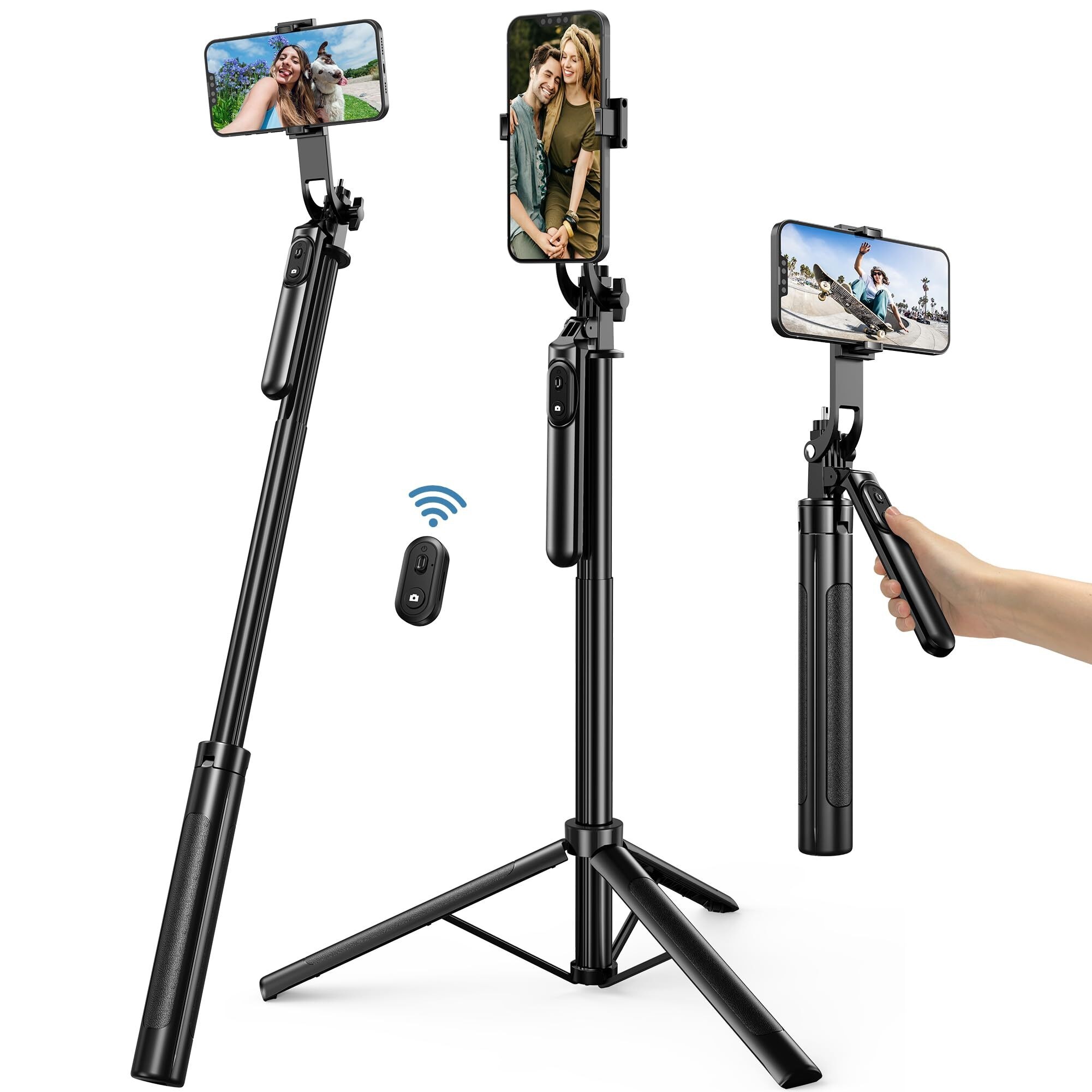 JUNP Adjustable Mobile Phone Tripod Extension Rods, Suitable For IOS ...