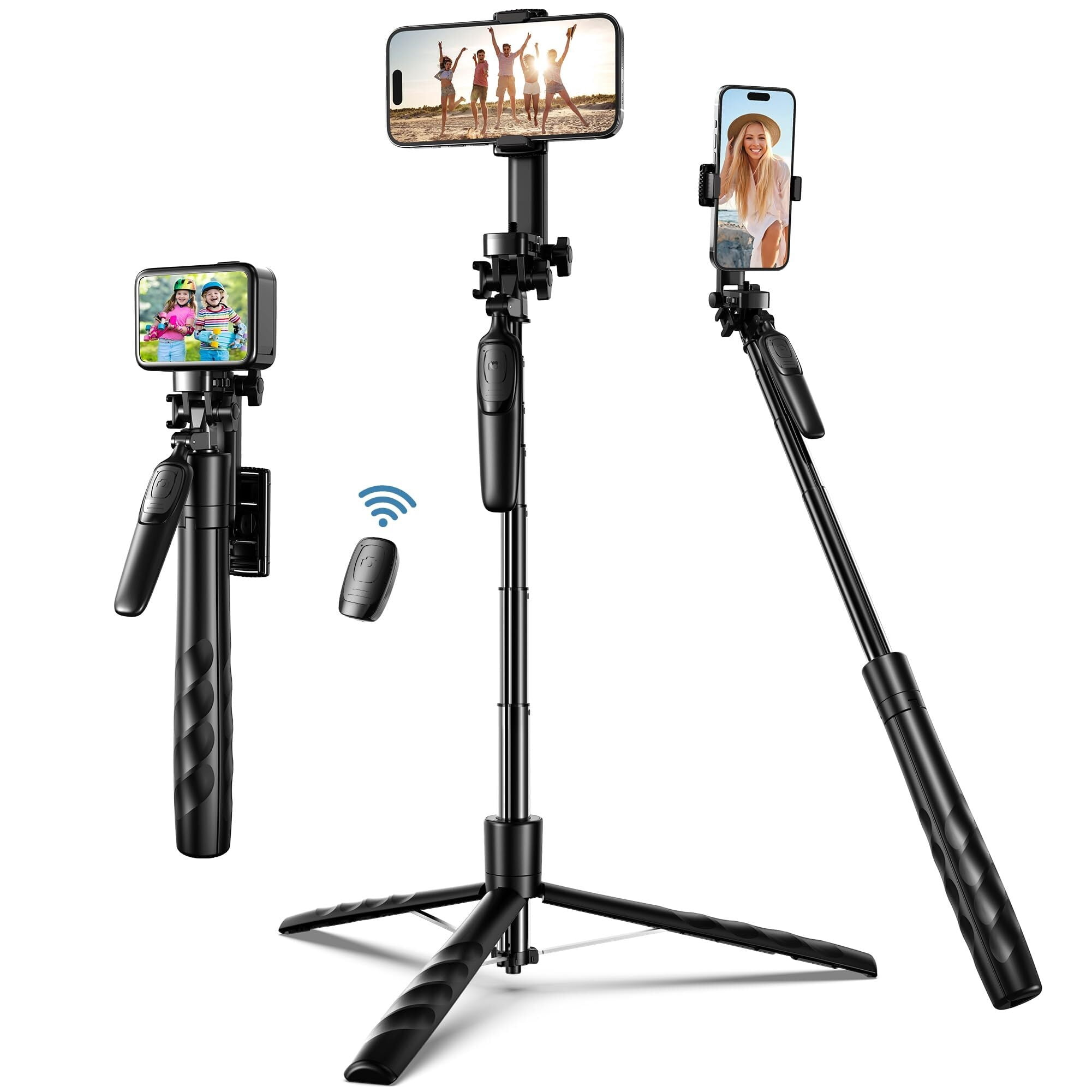 JUNP Adjustable Mobile Phone Tripod Extension Rods, Suitable For IOS ...