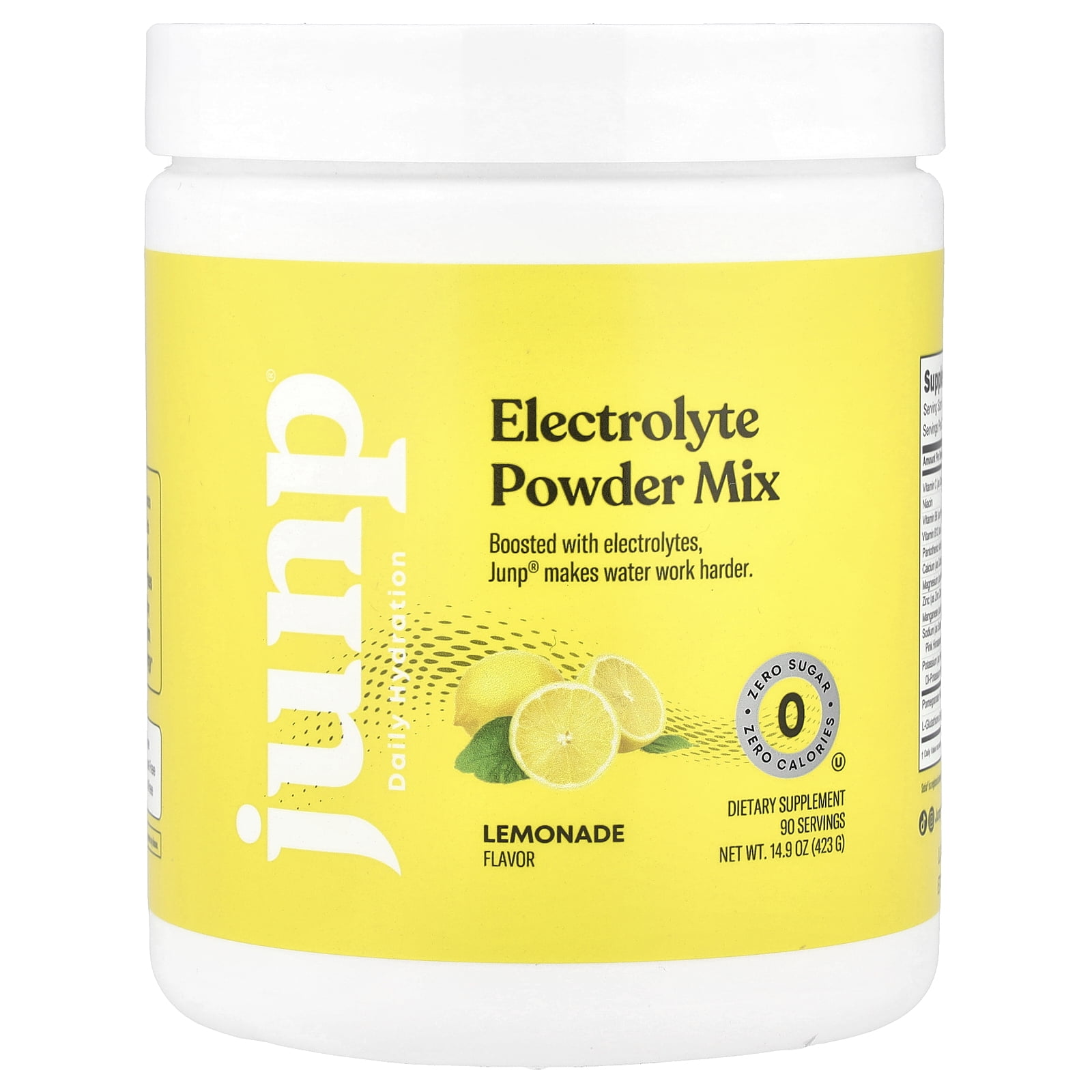 JUNP Hydration Electrolyte Powder Mix, Lemonade, 14.9 oz (423 g ...