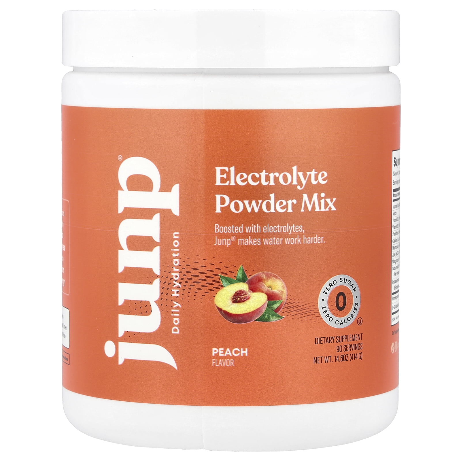 JUNP Hydration, Electrolyte Powder Mix, Peach, 14.6 oz (414 g ...