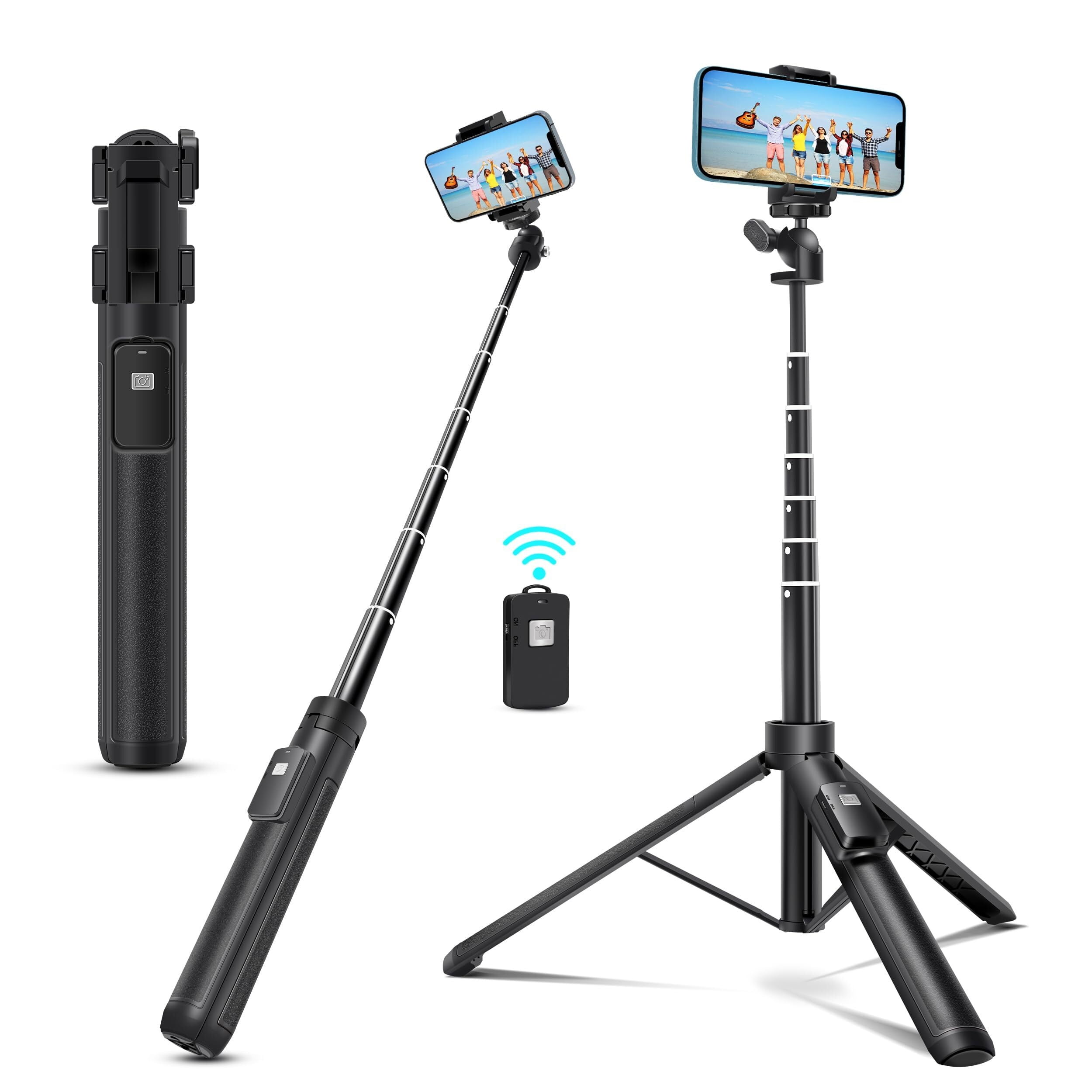 JUNP Stretchable Selfie Stick, Tripod Stand, Suitable For IPhone 16/15 ...