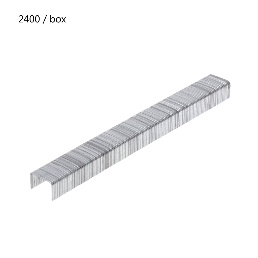 JUNTEX 2400 Pcs Door Shaped Staples 10x8mm Nails For Staple Gun Stapler ...