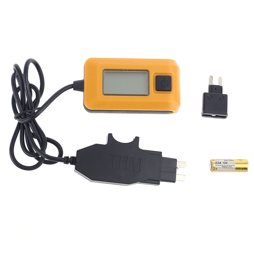 JUNTEX AE150 Accurate Digital Auto Fuses Test Meter 0.01A~19.99A 12V ...
