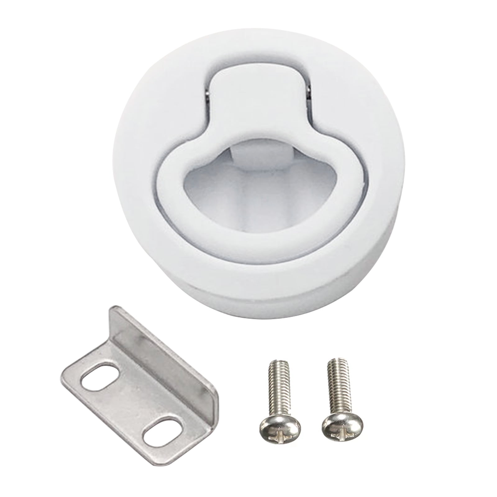 JUNTEX Round Flush Pull Slam Latch for RV Boat Tralier Marine Deck ...