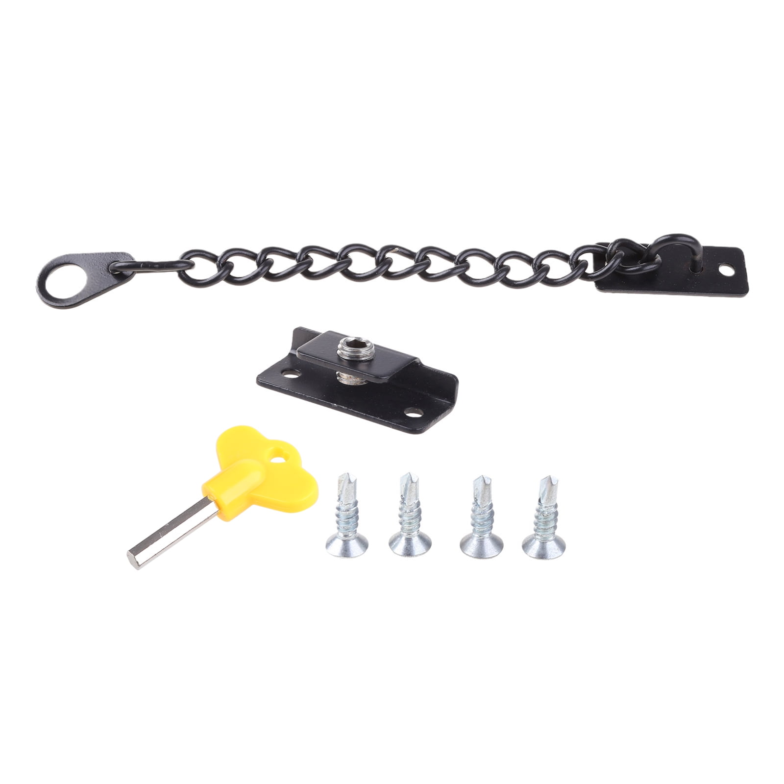 JUNTEX Stainless Steel Window Chain Lock Guard Door Restrictor Child ...