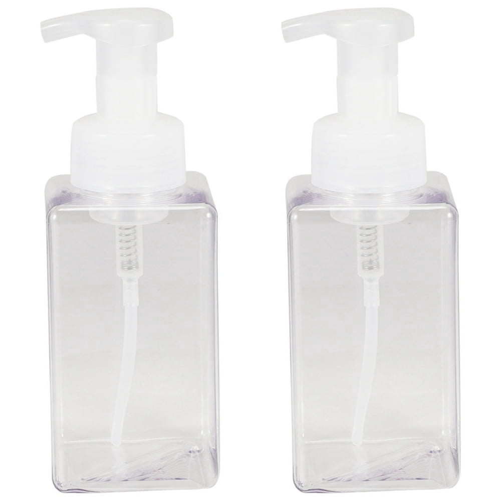 JUNWELL 2 Pack Foaming Soap Dispenser 15Oz Refillable Foam Liquid Hand ...