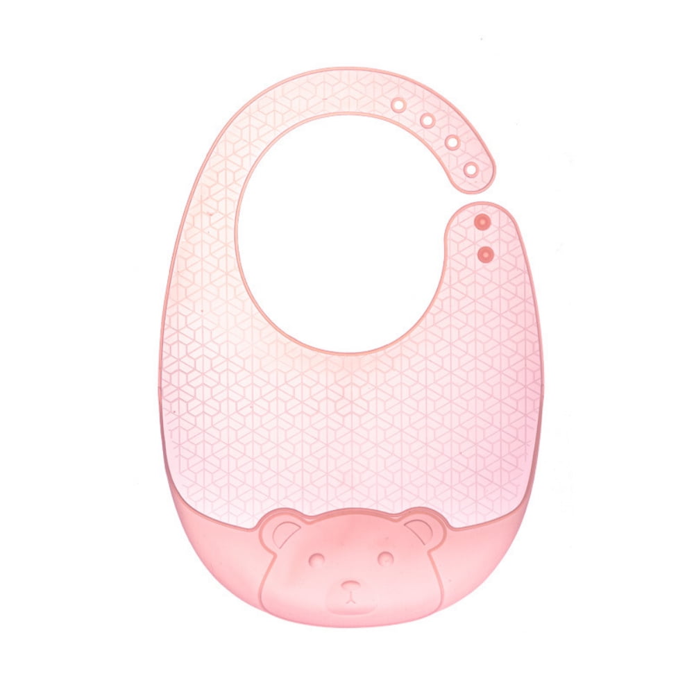 JUNWELL 2PC Baby Food Bibs Waterproof Silicone Bibs Kids Lunch Feeding ...