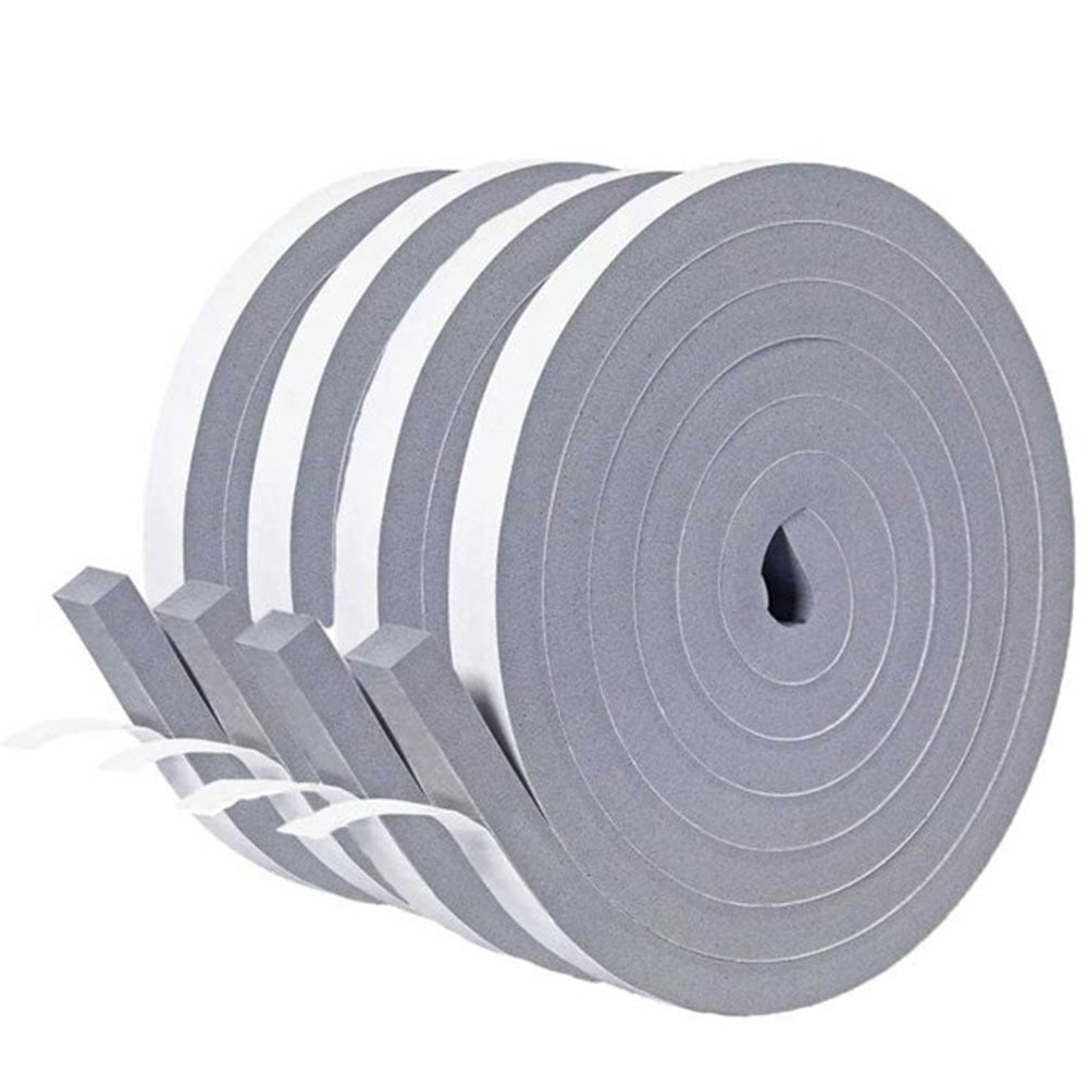 JUNWELL 4 Rolls 1/2 Inch Wide X 2/5 Inch Thick Foam Insulation Tape ...