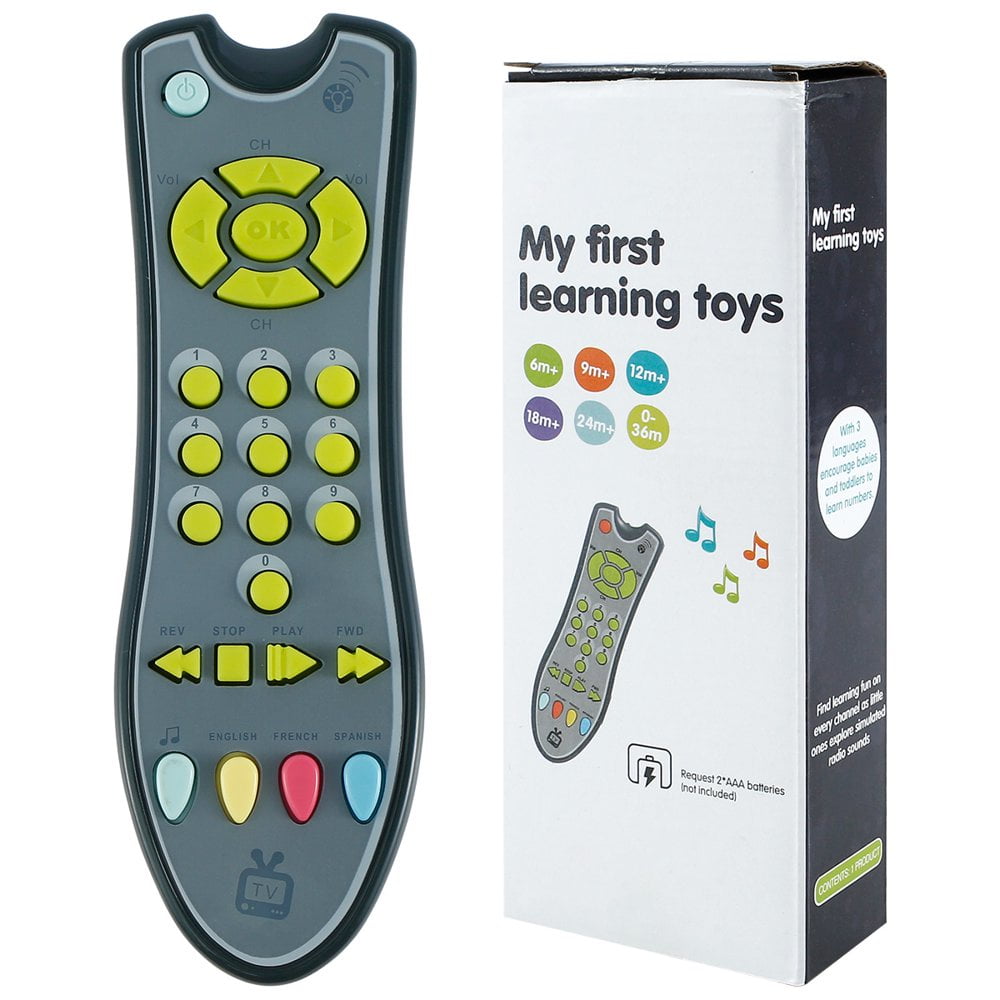 JUNWELL Baby Remote Control Toy Baby Phone with Lights/Music Musical ...