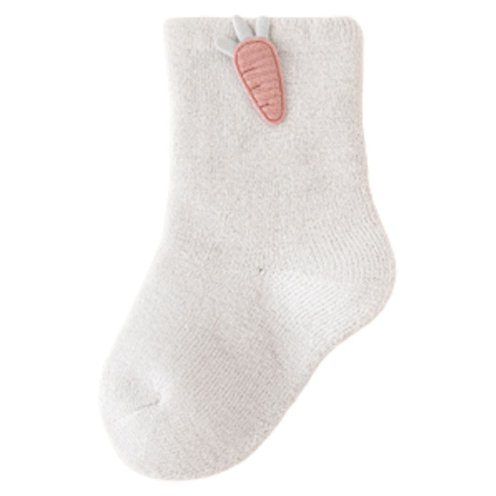 JUNWELL Baby socks terry winter thickening warm combed cotton cartoon ...