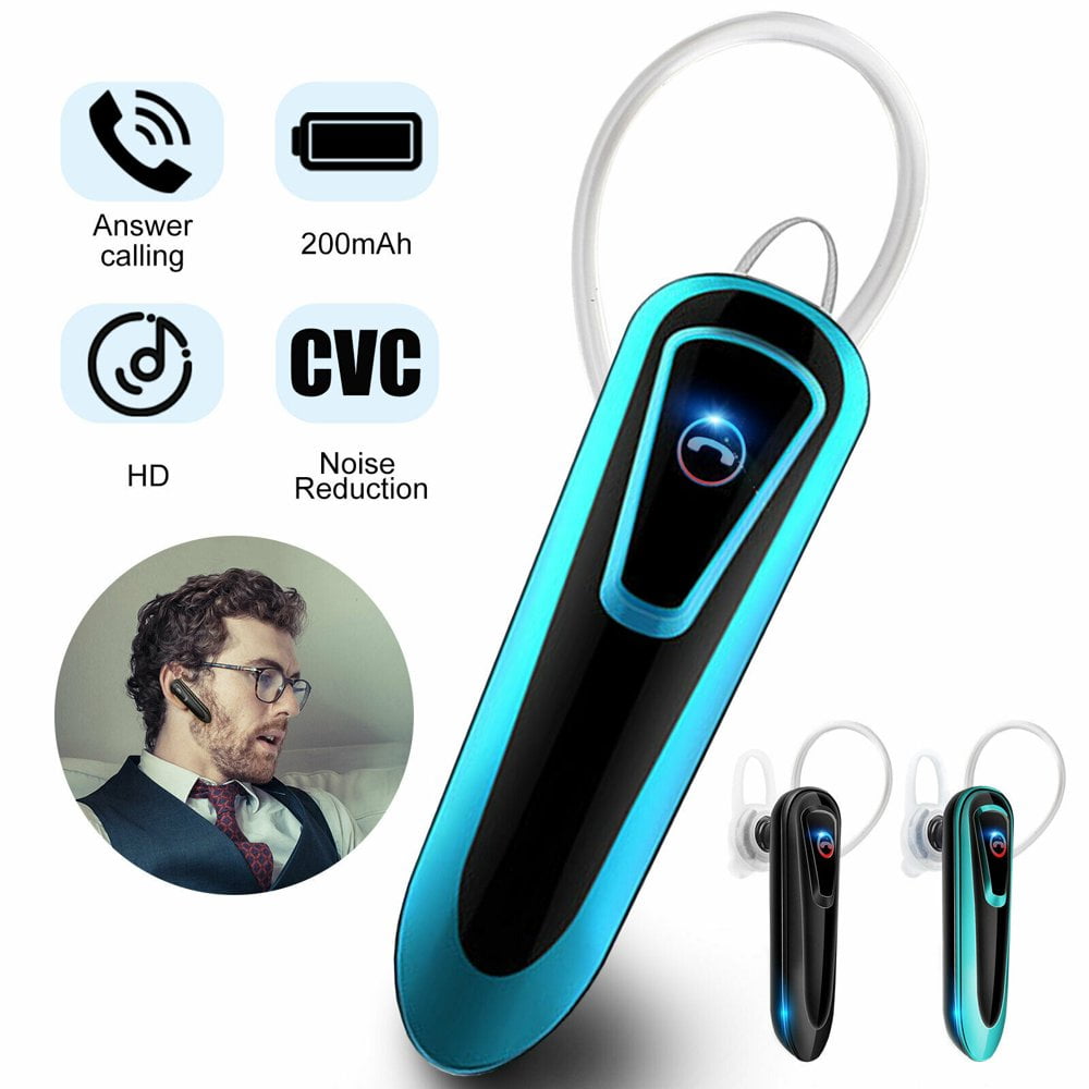 JUNWELL Bluetooth Headset New bee 48Hrs Talktime CVC8.0 Dual Mic Noise ...