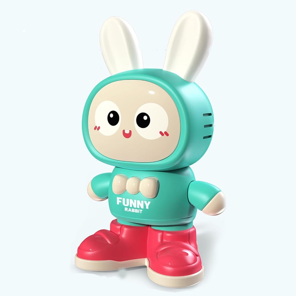 JUNWELL Crawling Rabbit Baby Toy Gifts, Infant Tummy Time Toys, Cute ...