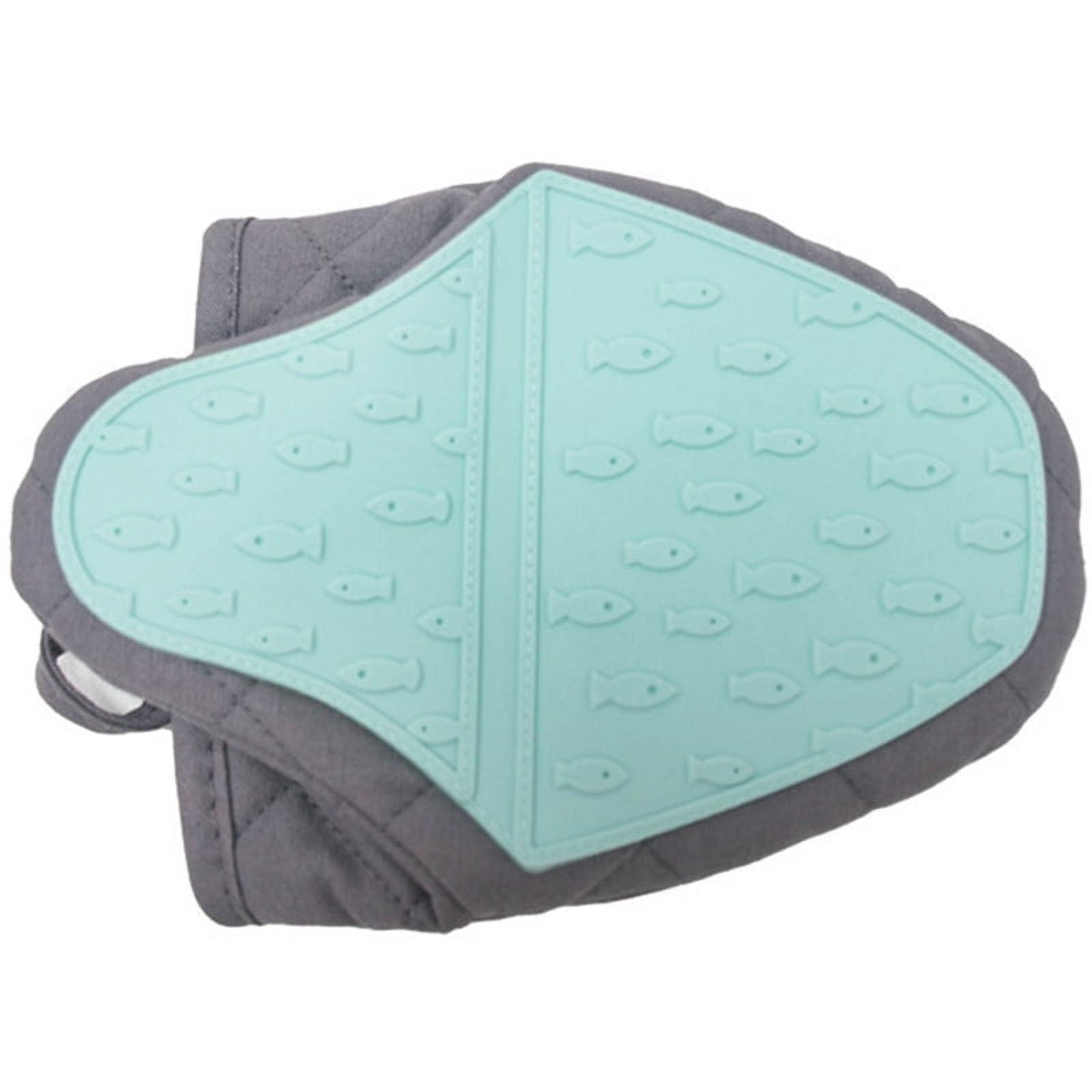 JUNWELL Fish Shape Anti-Scalding Oven Gloves Mitts Potholder Kitchen ...