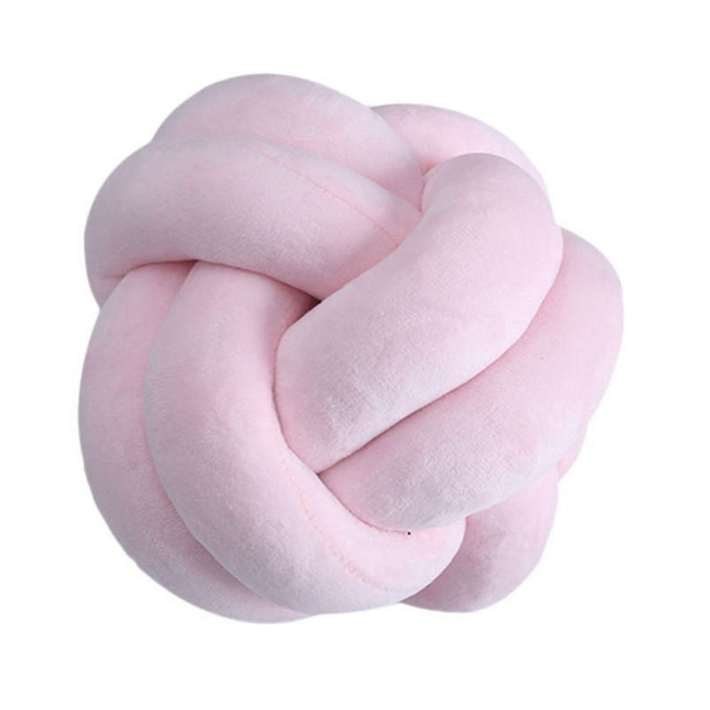 JUNWELL Knot Ball Plush Throw Pillow -Cute Toy Gift Home Bed Room Couch ...