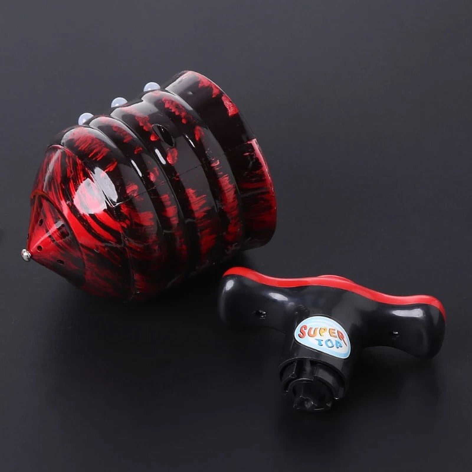 JUNWELL Light Up Spinning Tops for Kids Flashing LED Gyro Peg-Top ...