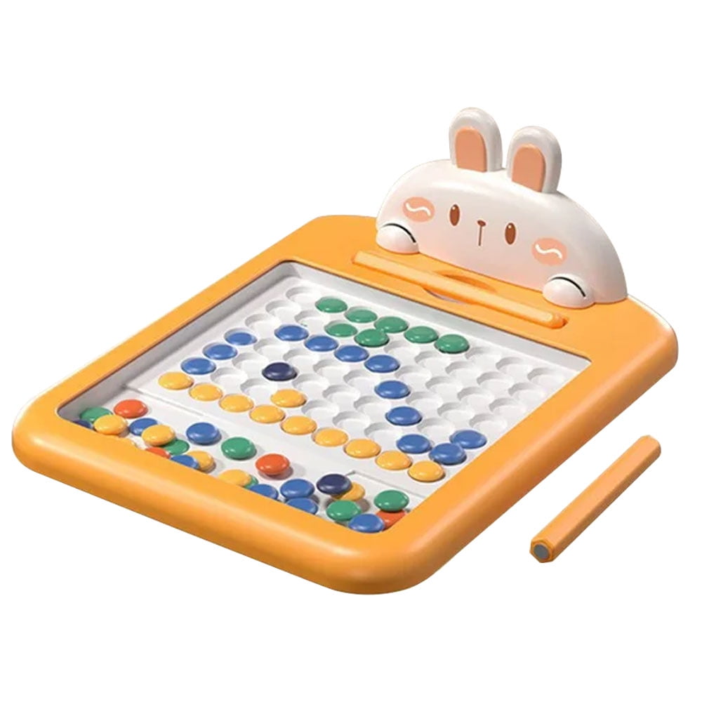 JUNWELL Magnetic Dots Board for Kids, Drawing Board with Magnetic Pen ...