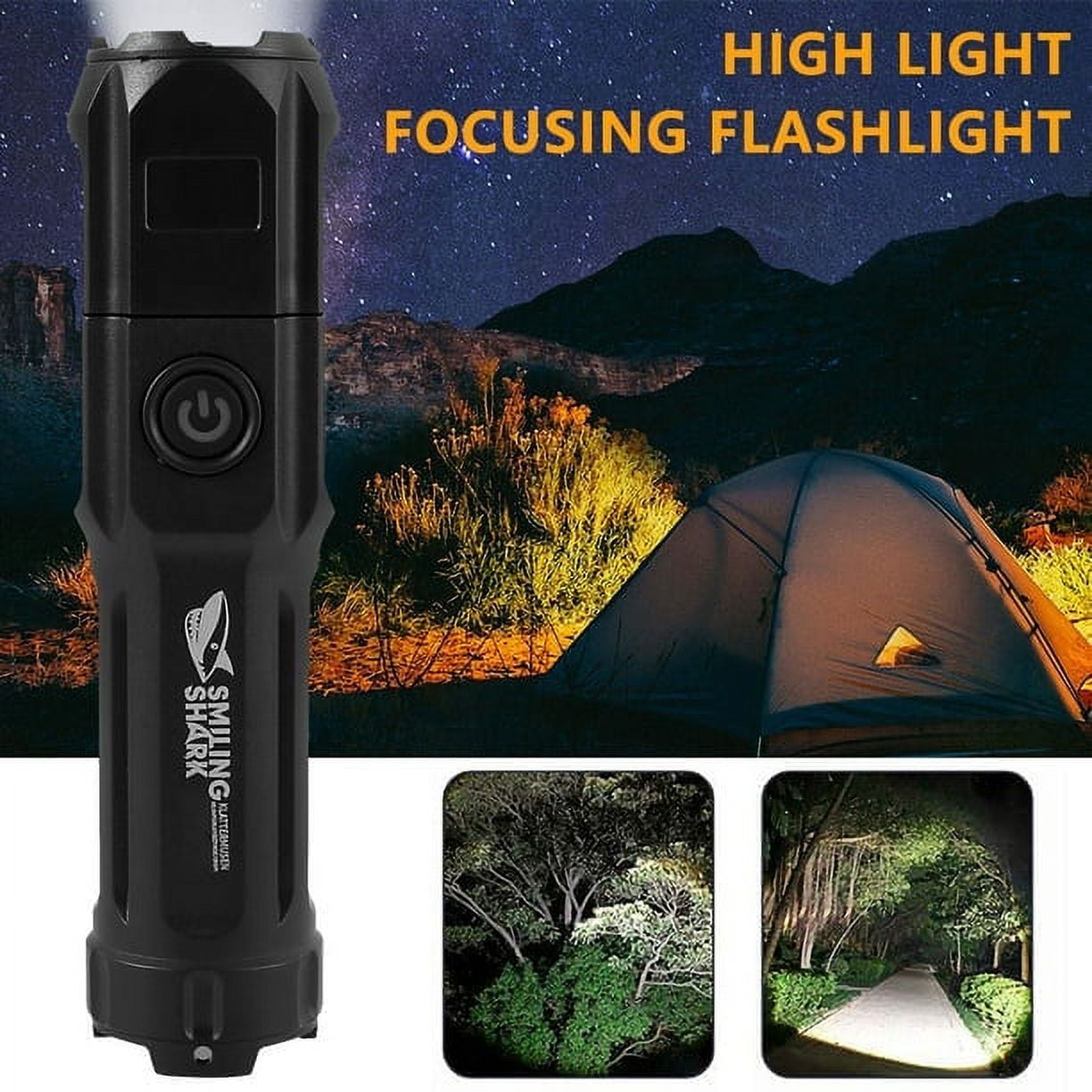JUNWELL Rechargeable 1000000 Lumens Xhp70 Most Powerful LED Flashlight ...