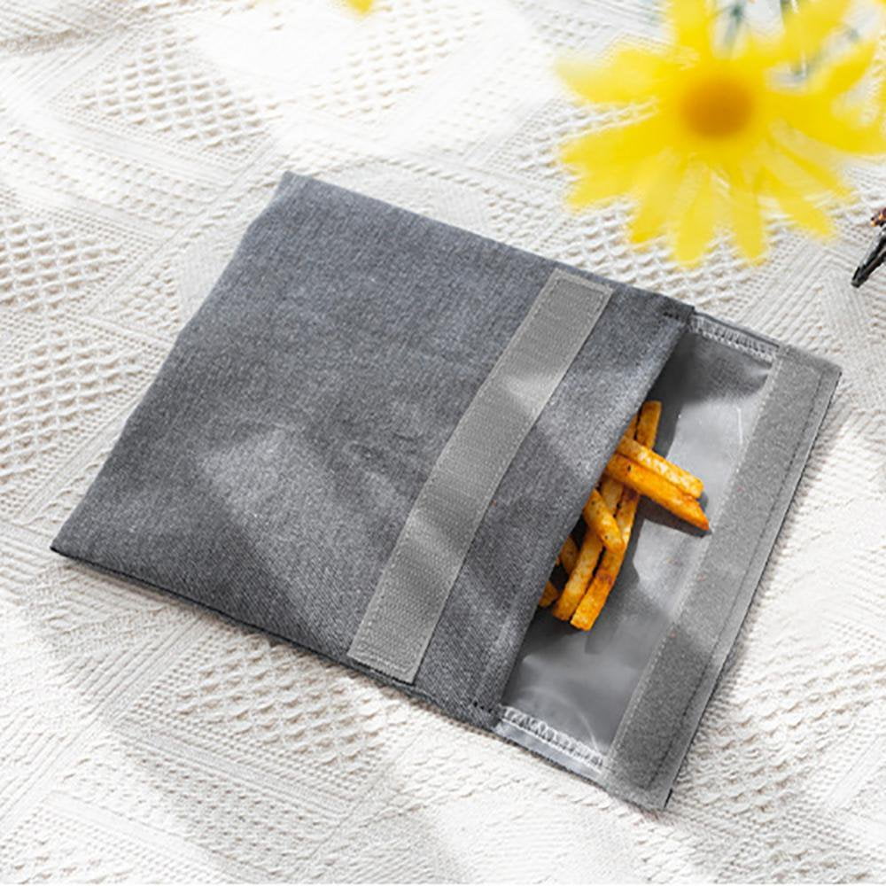 JUNWELL Reusable Insulated Eco Snack bag Sandwich bag Food Pouch ...