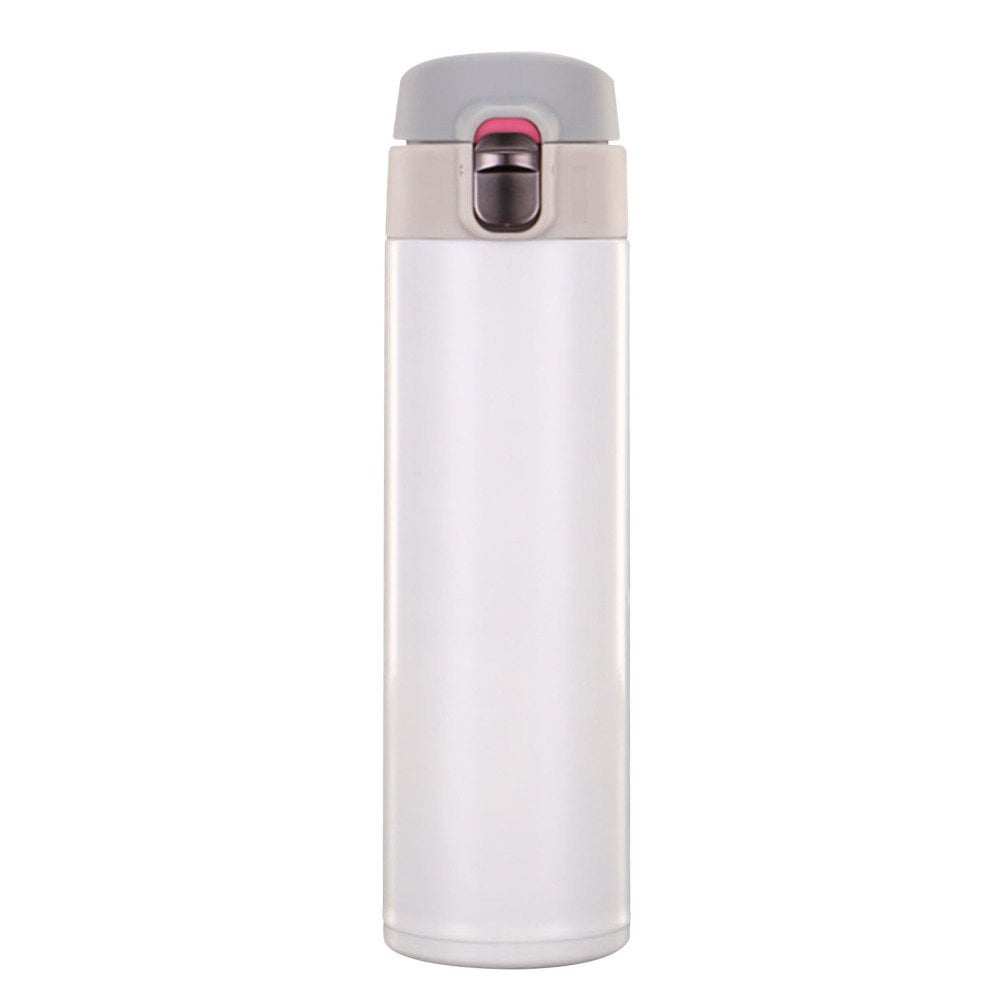 JUNWELL Stainless Steel Water Bottle Pop Up Vacuum Insulated Portable ...