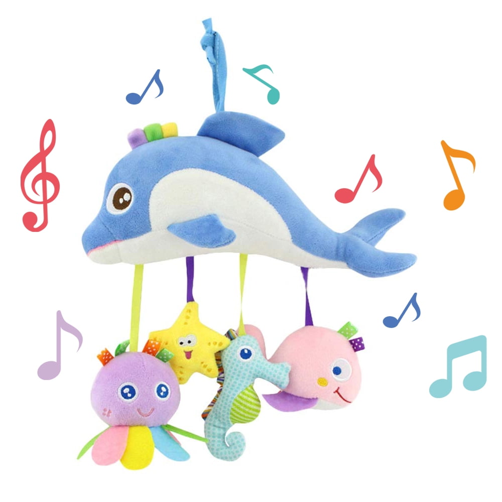 JUNWELL Stroller and Travel Activity Toy Baby Bed Hanging Toys, Car ...