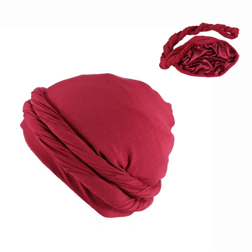 JUNWELL Turban For Men Muslim Vintage Twist Head Wrap Turban 58-60cm ...