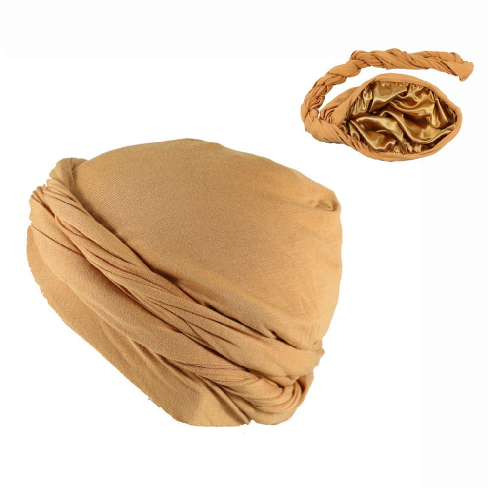 JUNWELL Turban For Men Muslim Vintage Twist Head Wrap Turban 58-60cm ...