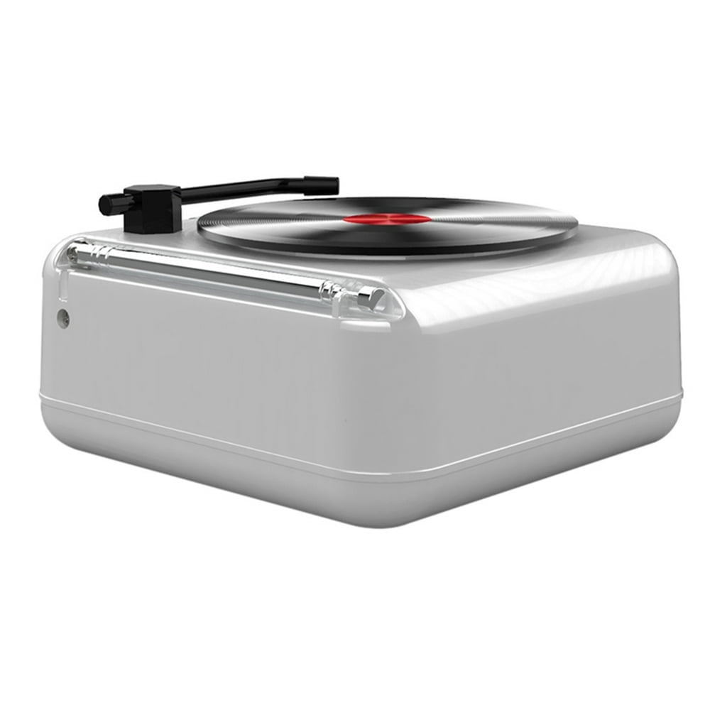 JUNWELL Turntable Record Player Portable Vinyl Record Player with Built ...