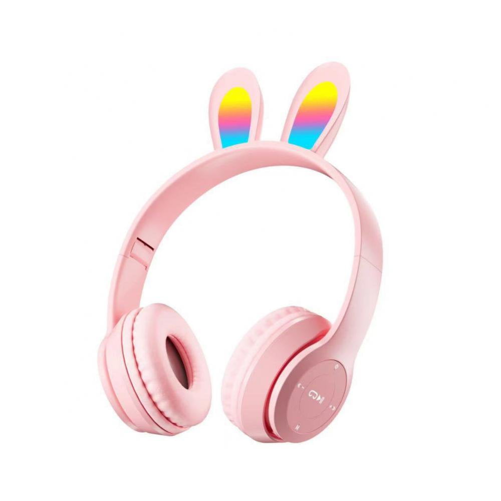 JUNWELL Wireless Rabbit Ear Headphones Bluetooth Headset for Smartphone ...