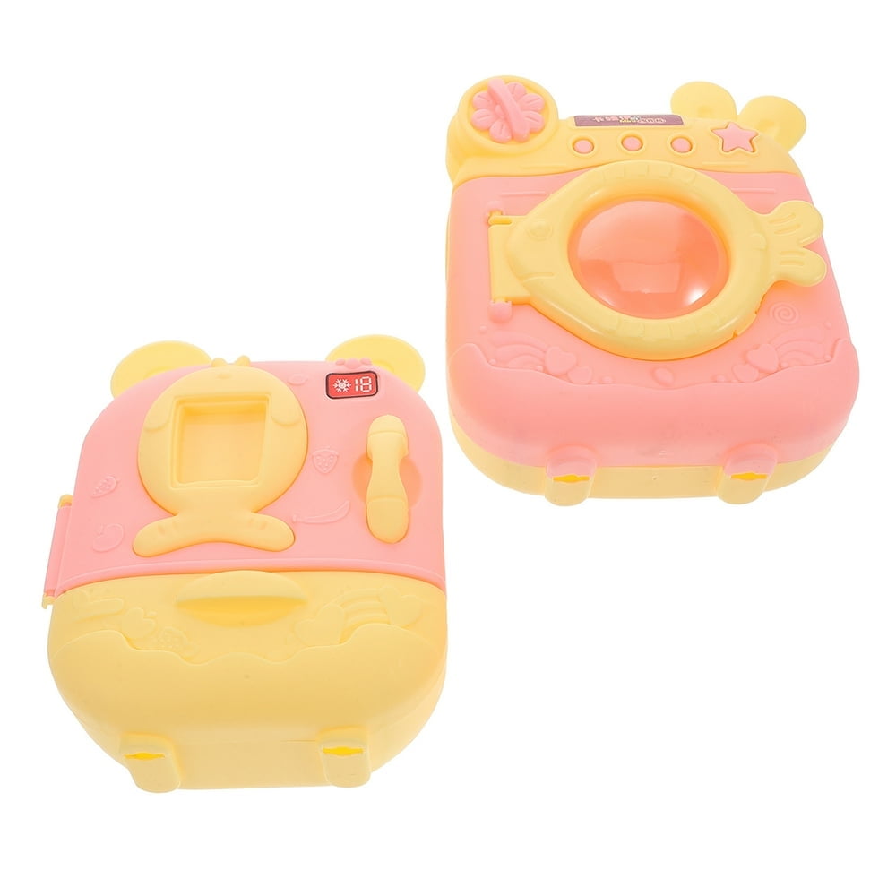 JUNWELL1 Set Miniature Washing Machine Toy for Kids Realistic Washer ...