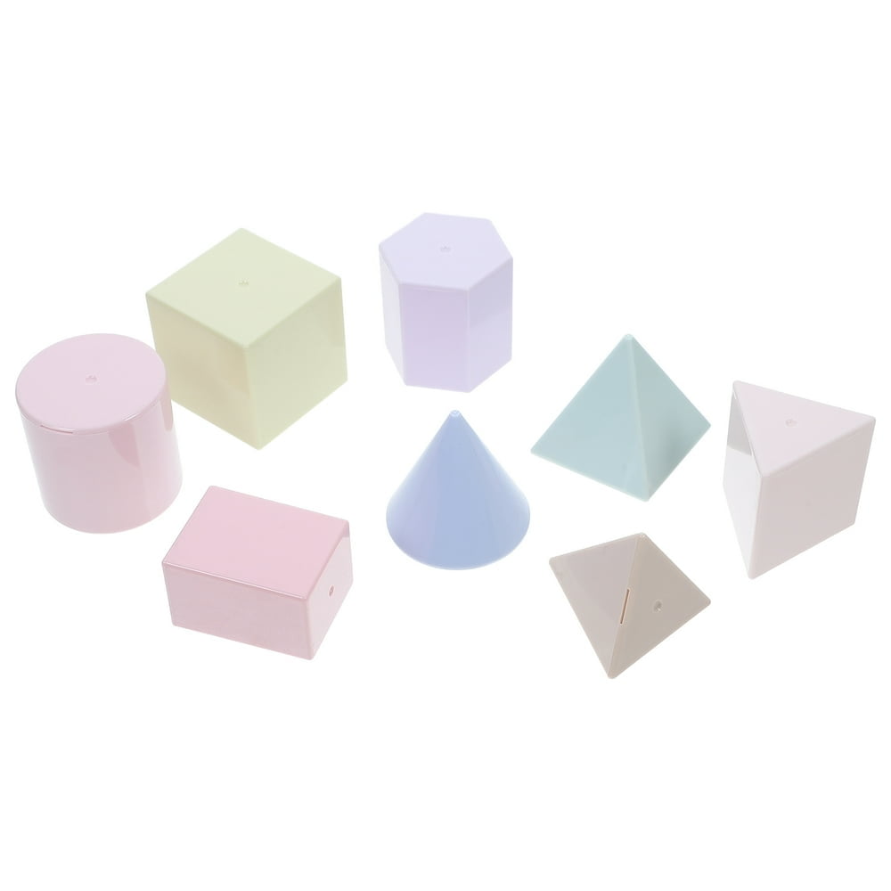 JUNWELL8pcs Light Table Toy For Kids Geometry Shape Transparent Toys ...