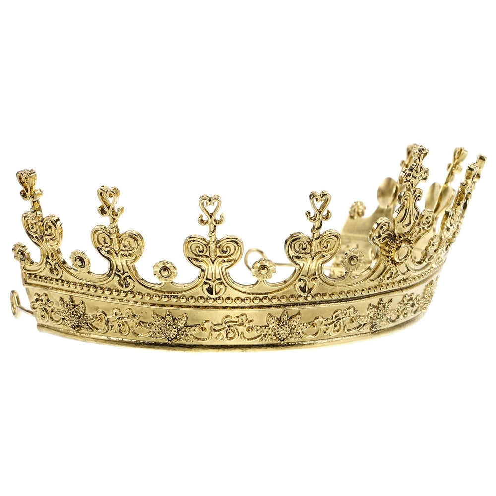 JUNWELLKing Crown Men Headdress For Prince Theatrical Performances ...