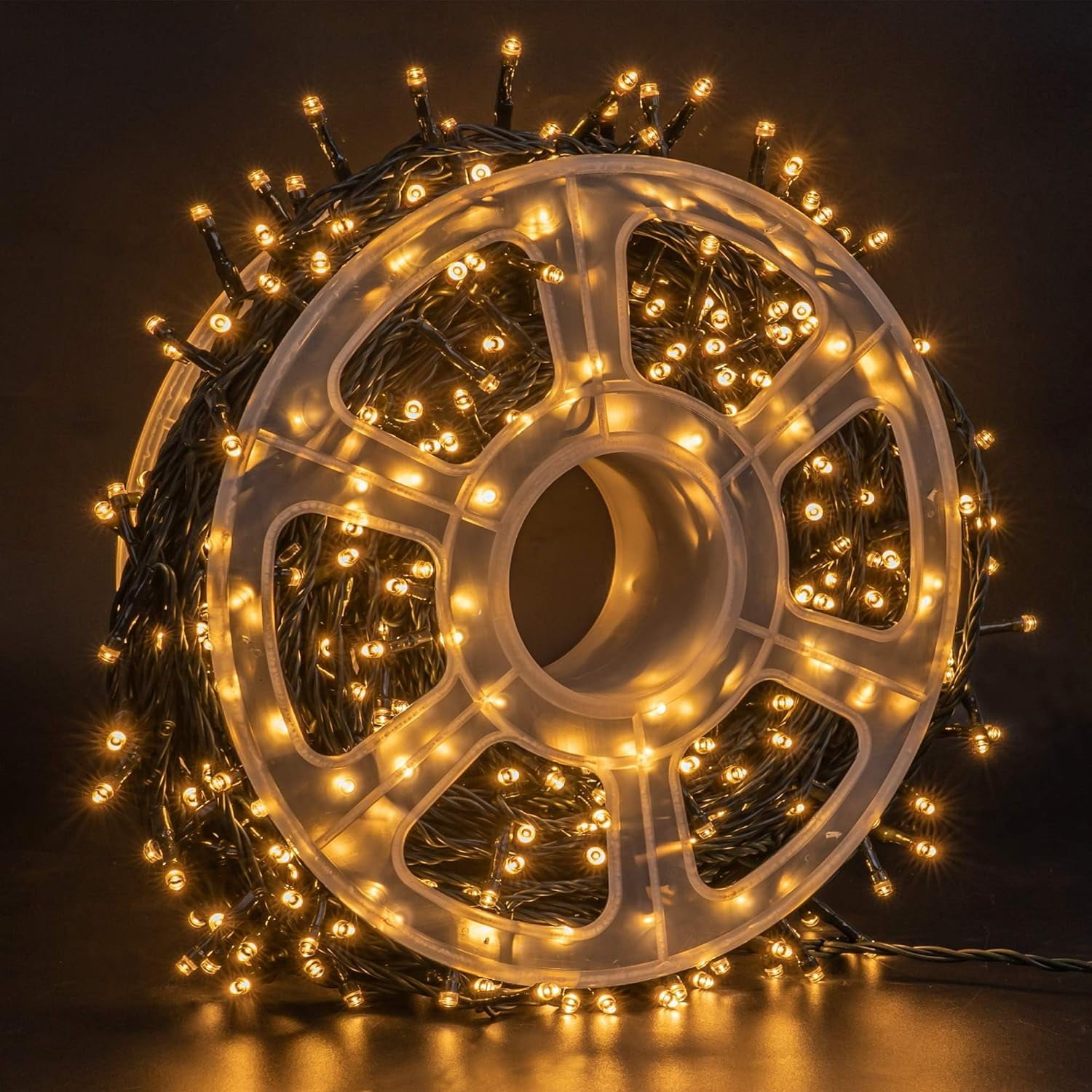 JUNXIAO-164FT 500 LED Christmas Indoor Outdoor Decorative String Lights ...