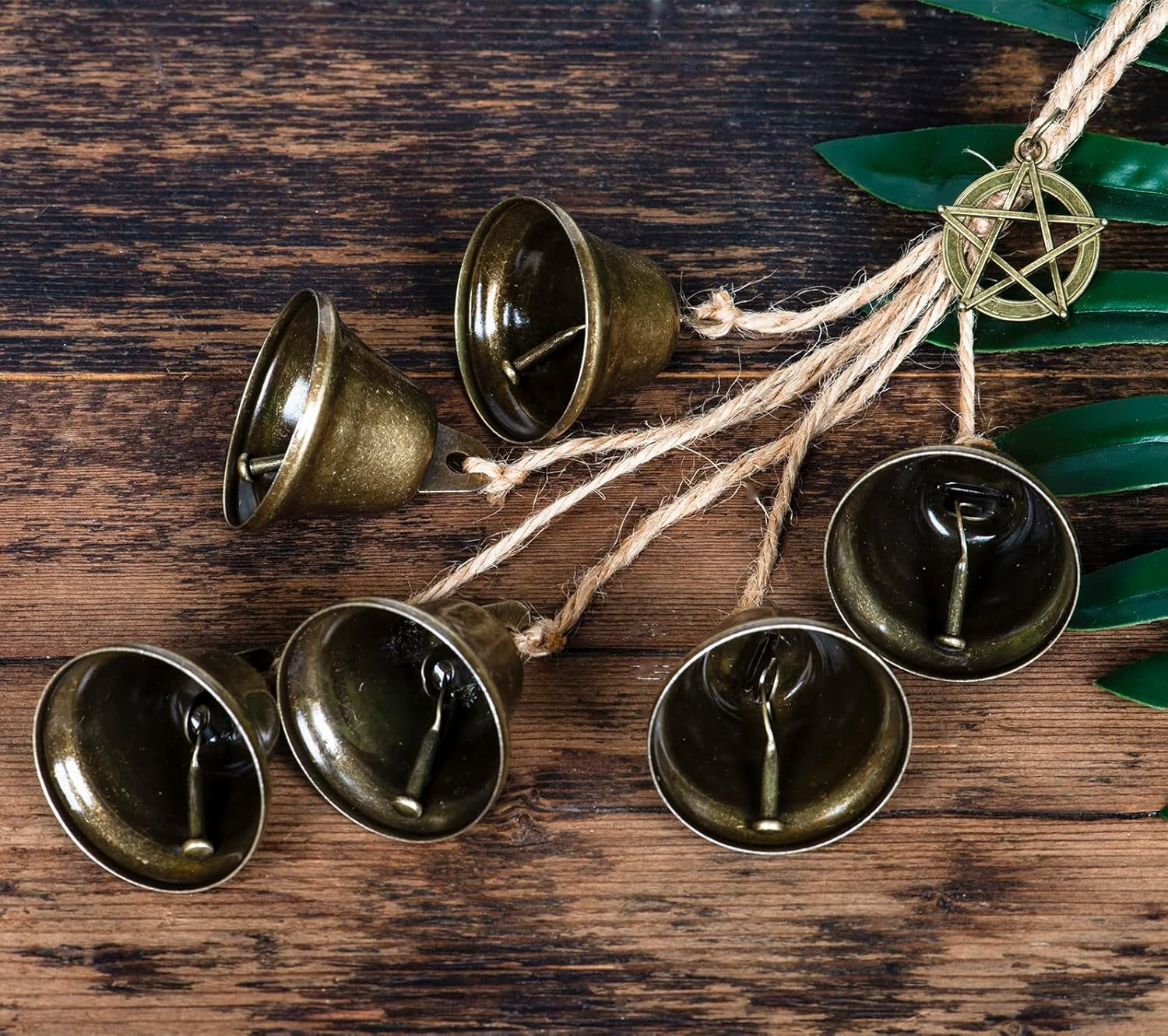 JUNXIAO-2 Pieces Witch Bells Protection for Door Knob Hanger Wind ...