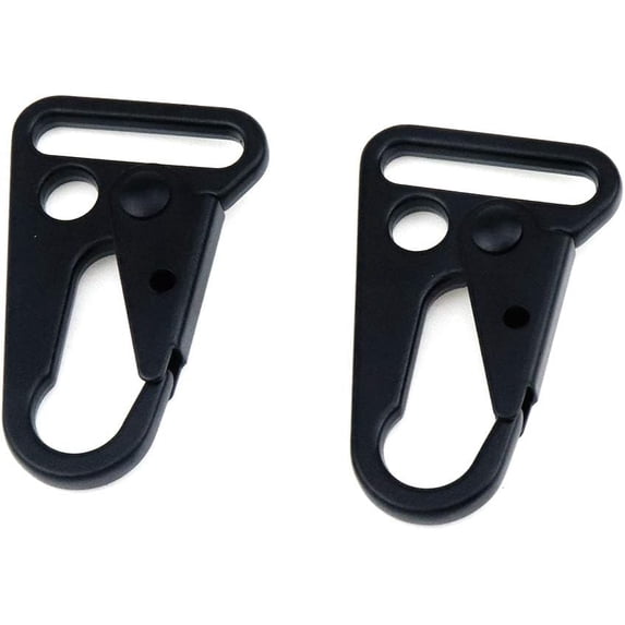 JUNXIAO-20Pcs Zinc Alloy Enlarged Mouth Clip Sling Clasp Hooks 1-Inch ...