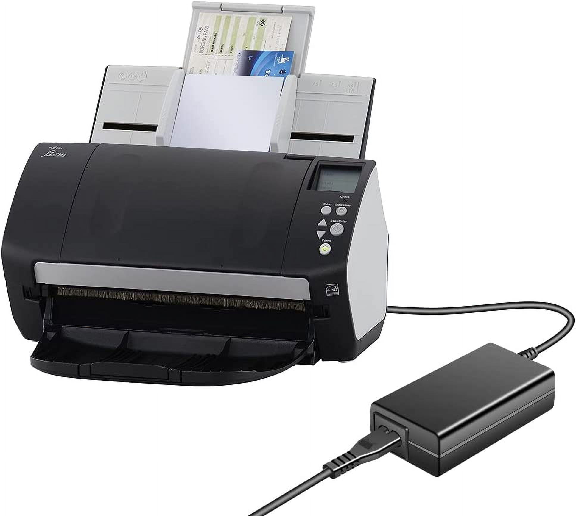JUNXIAO-24V AC DC Adapter Replacement for Fujitsu Scanner fi-7160 fi ...