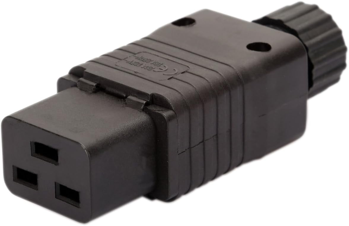 JUNXIAO-(2Pack IEC 320 C19 Power Adapter, C19 Connector IEC C19 Female ...