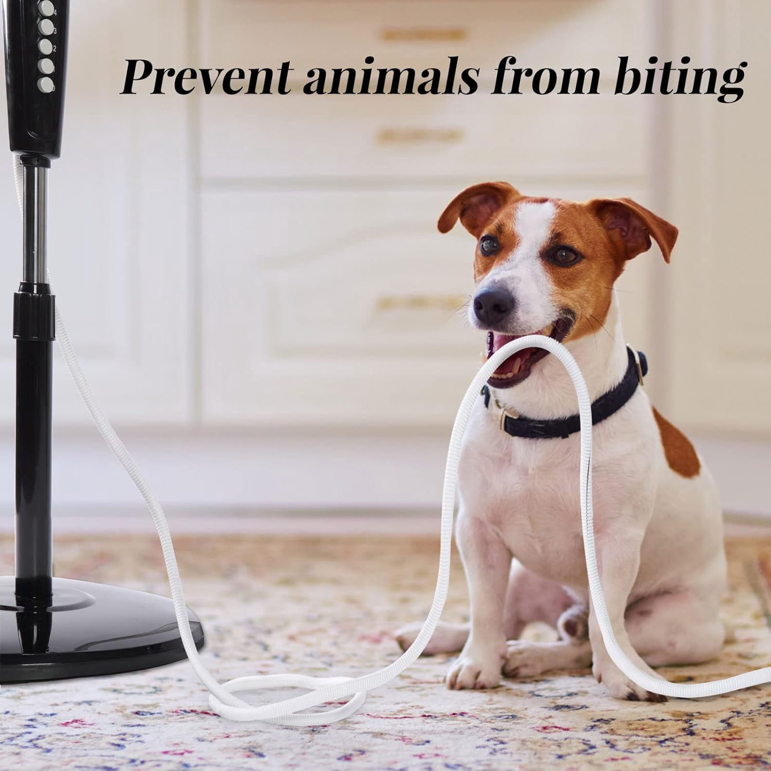 JUNXIAO-30ft Dog Cat Cord Protector Electric Wires Covers Wire Loom ...