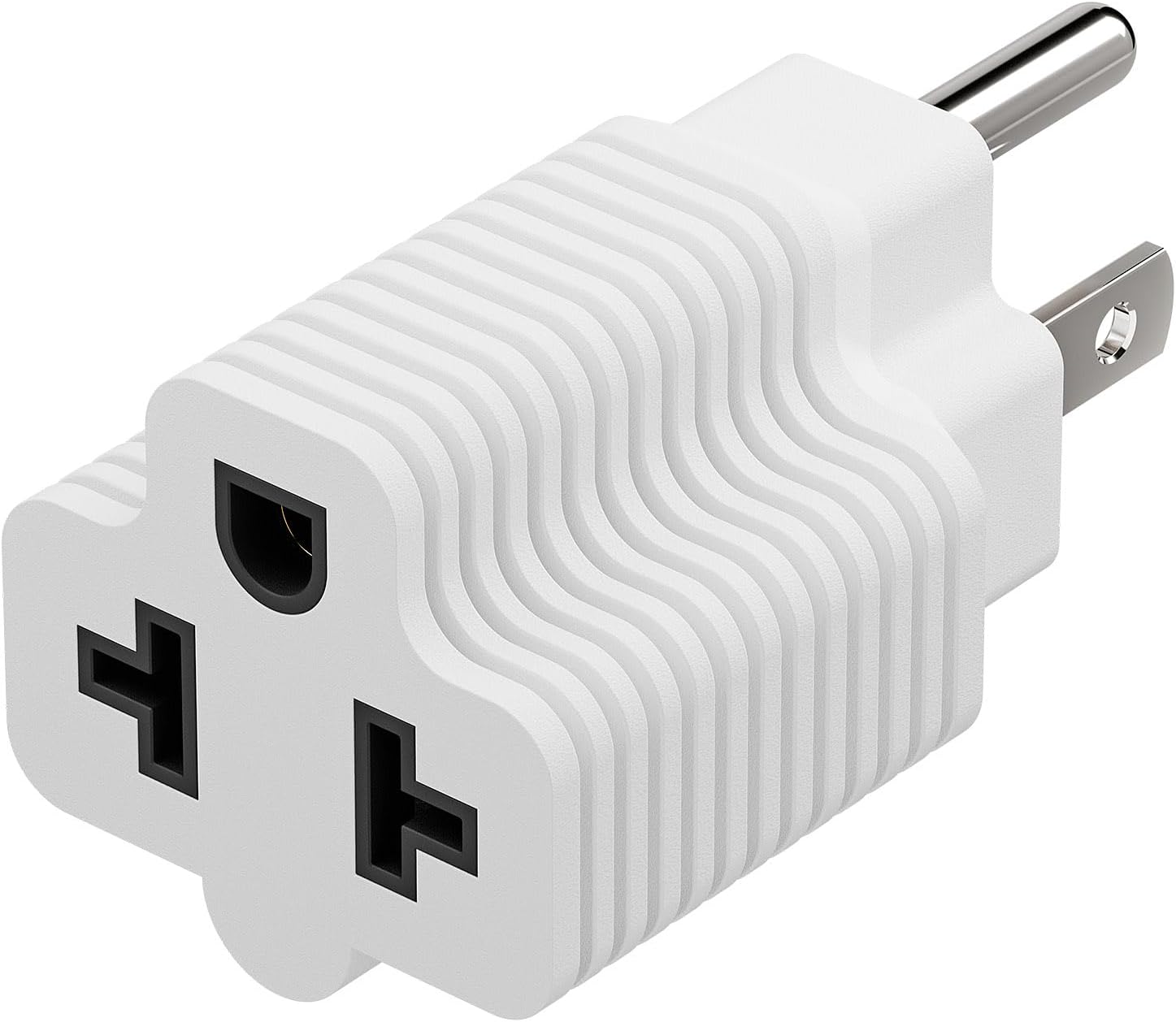 JUNXIAO-4-in-1 15 Amp to 20 Amp AC Adapter - 5-15P to 5-20R, 6-15R, 6 ...