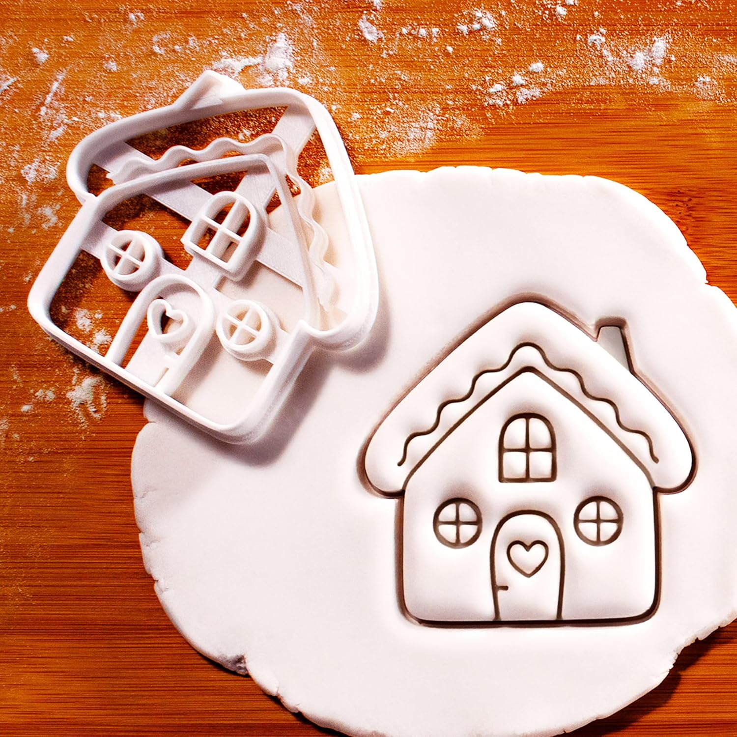 JUNXIAO-BAKERLOGY Cottage House Cookie Cutter - Bake Enchanting Forest ...