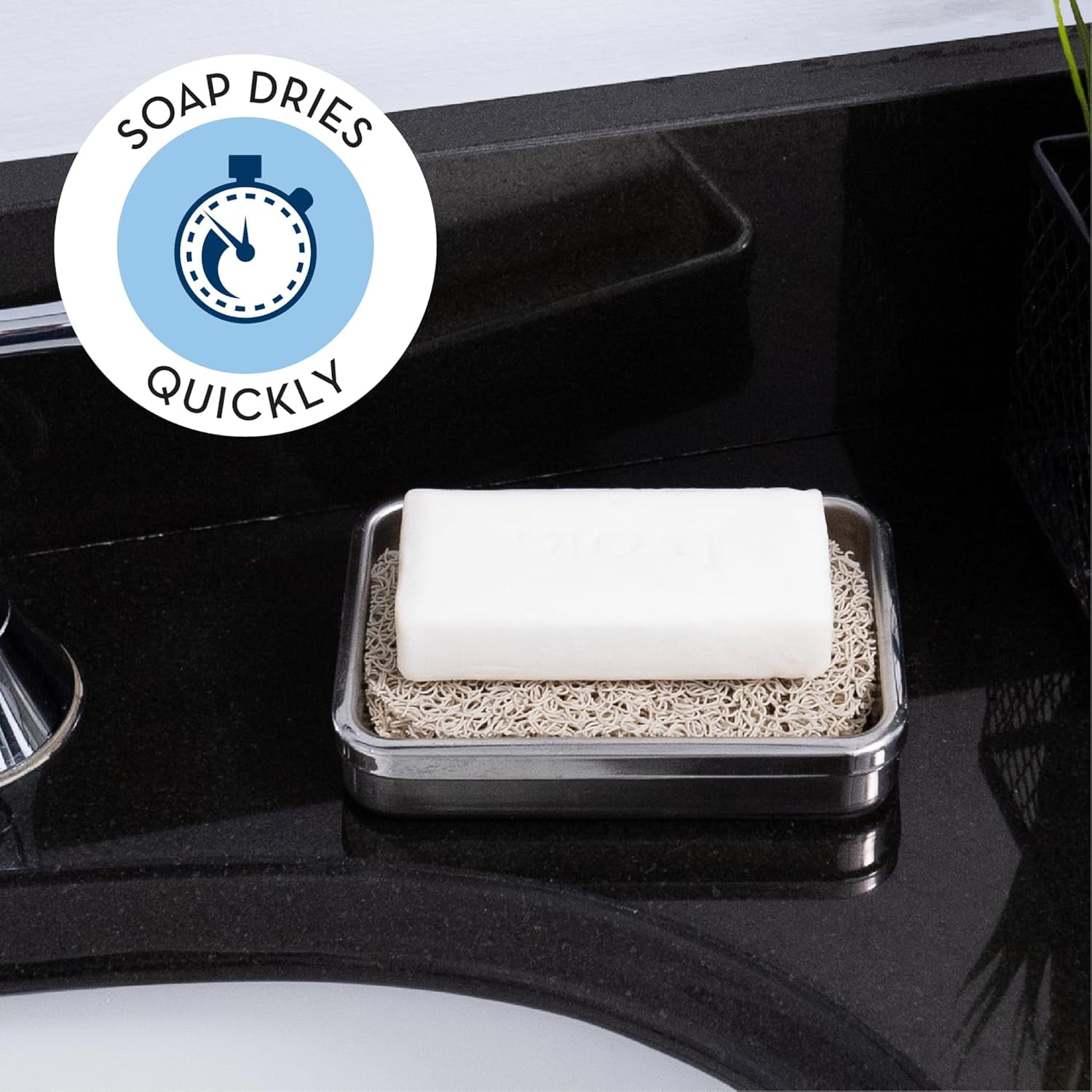 JUNXIAO-Bar Soap Holder for Kitchen, Bathroom, and Soap Dish, 6 Pack ...