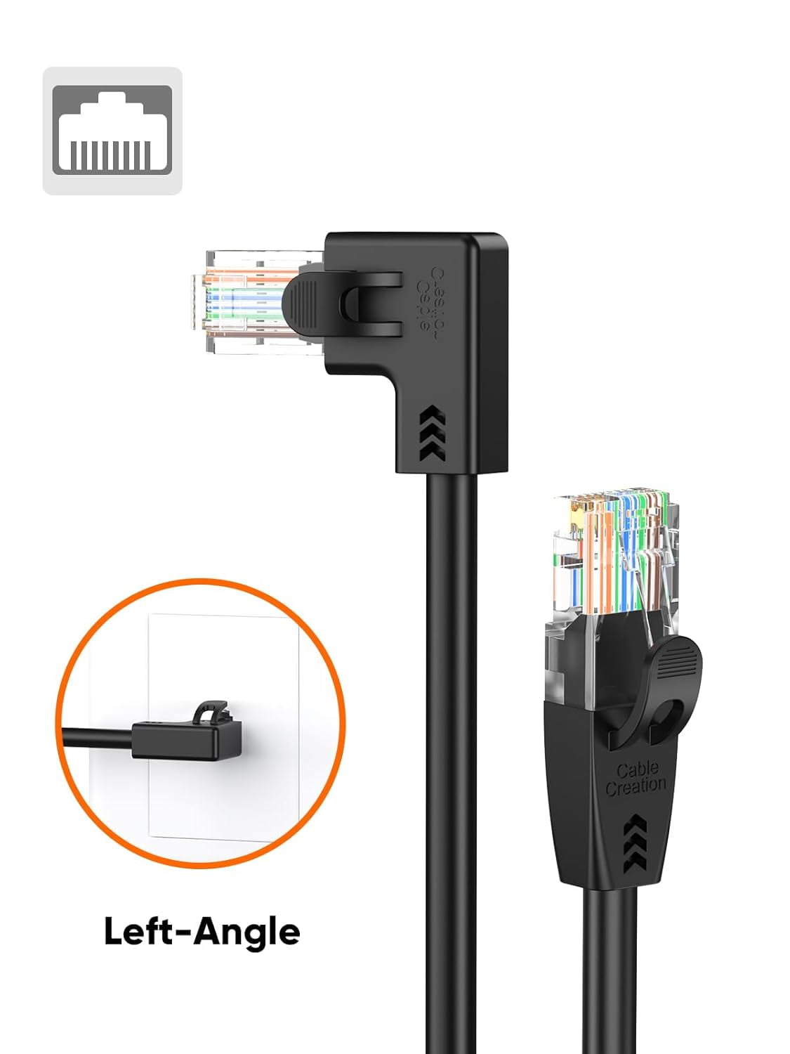 JUNXIAO-CAT6 Ethernet Patch Cable RJ45 LAN Cable Gigabit Network Cord ...