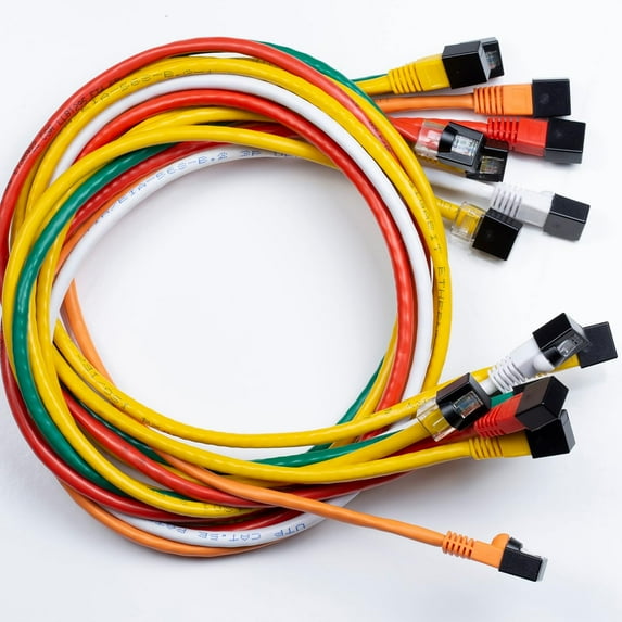 JUNXIAO-Click on/Lockable RJ45 Plug Protector CAT5e/Cat6/Cat6a/Cat7 ...