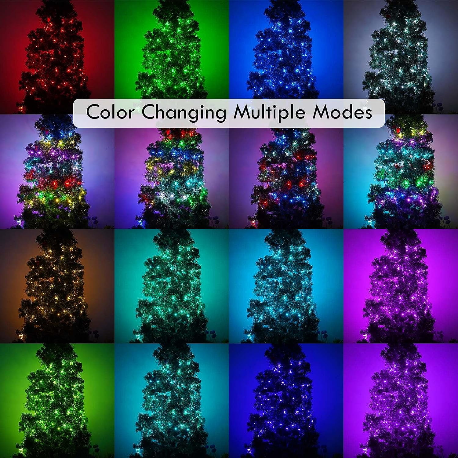 JUNXIAO-Color Changing Fairy String Lights with Remote & Timer, 33FT ...