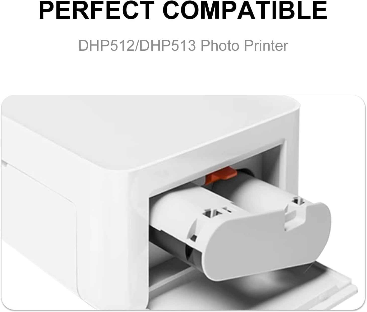 JUNXIAO-Compatible with Amber M100/M200 4x6" Photo Printer 40 Sheets ...