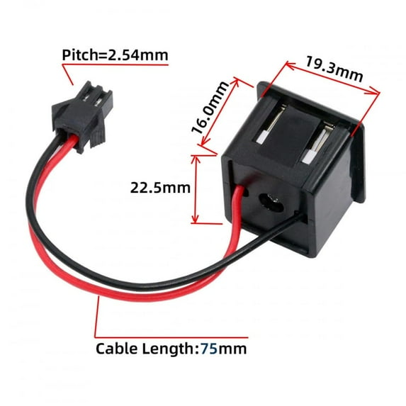 JUNXIAO-Connector DIY OEM Type-C & Type-A Female Socket to 2Pin Header ...