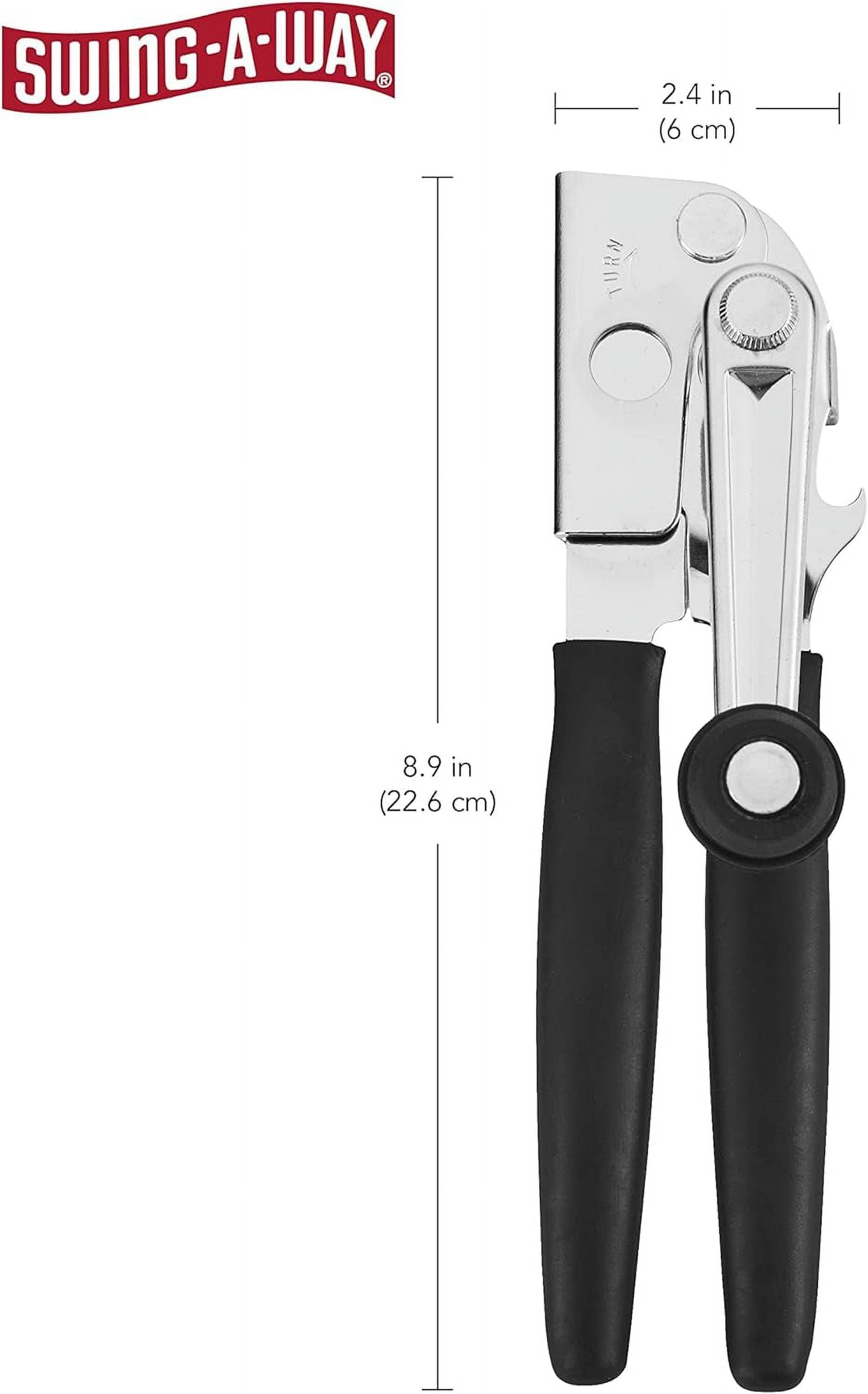 JUNXIAO-Easy-Crank Can Opener with Folding Crank Handle, Manual Hand ...