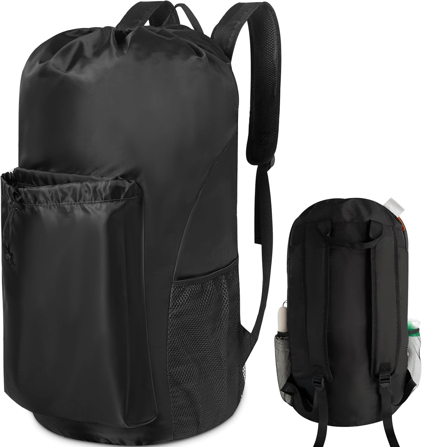 JUNXIAO-Extra Heavy Duty Large Backpack Laundry Bag with Comfortable ...