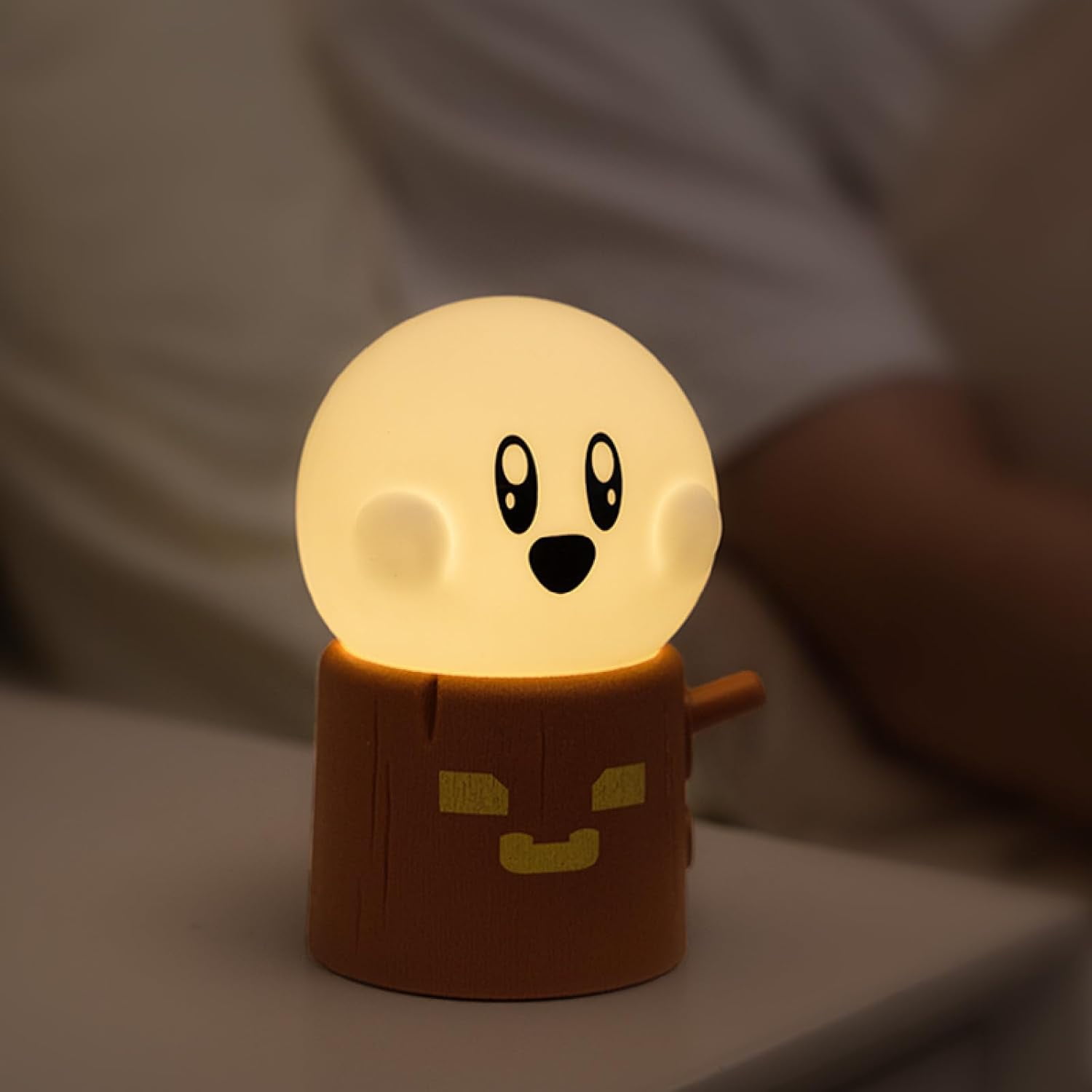 JUNXIAO-Ghost Campfire Night Light, Small Ambient Lamp, Cute Night ...
