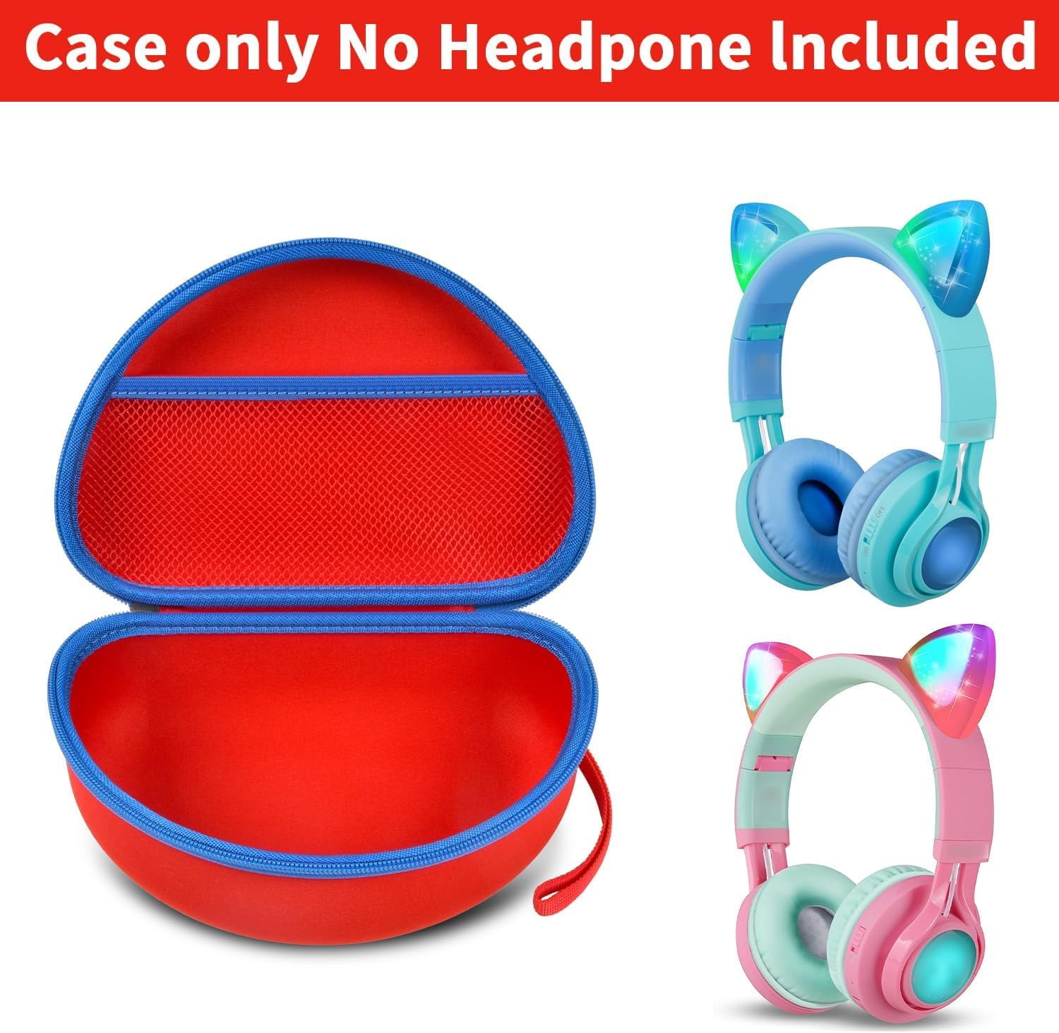 JUNXIAO-Headphone Case for Riwbox CT-7 Pink/for Jack CT-7S Cat Green 3 ...