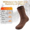 JUNXIAO-Heated Thermal Socks For Women Extreme Cold Weather Winter Warm ...